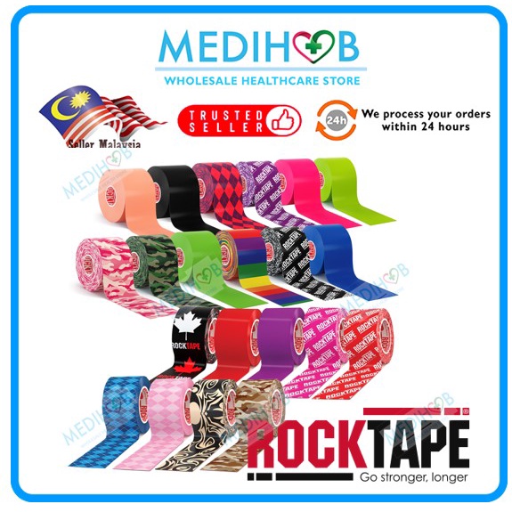 Rock Tape (W 5cm x L5m) x 1 UNIT | Shopee Singapore