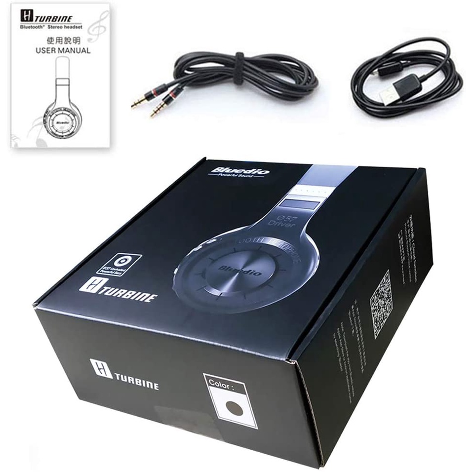 Bluedio HT Turbine Wireless Bluetooth 5.0 Stereo Headphones with Mic ...