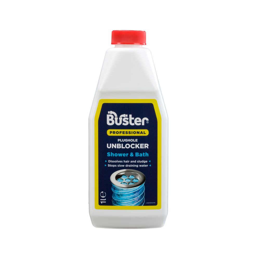 BUSTER Bathroom Plughole Unblocker 1L | Shopee Singapore