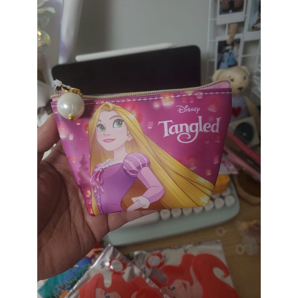 [READY] Daiso Korea Disney Princess Pouch Rapuzel | Shopee Singapore