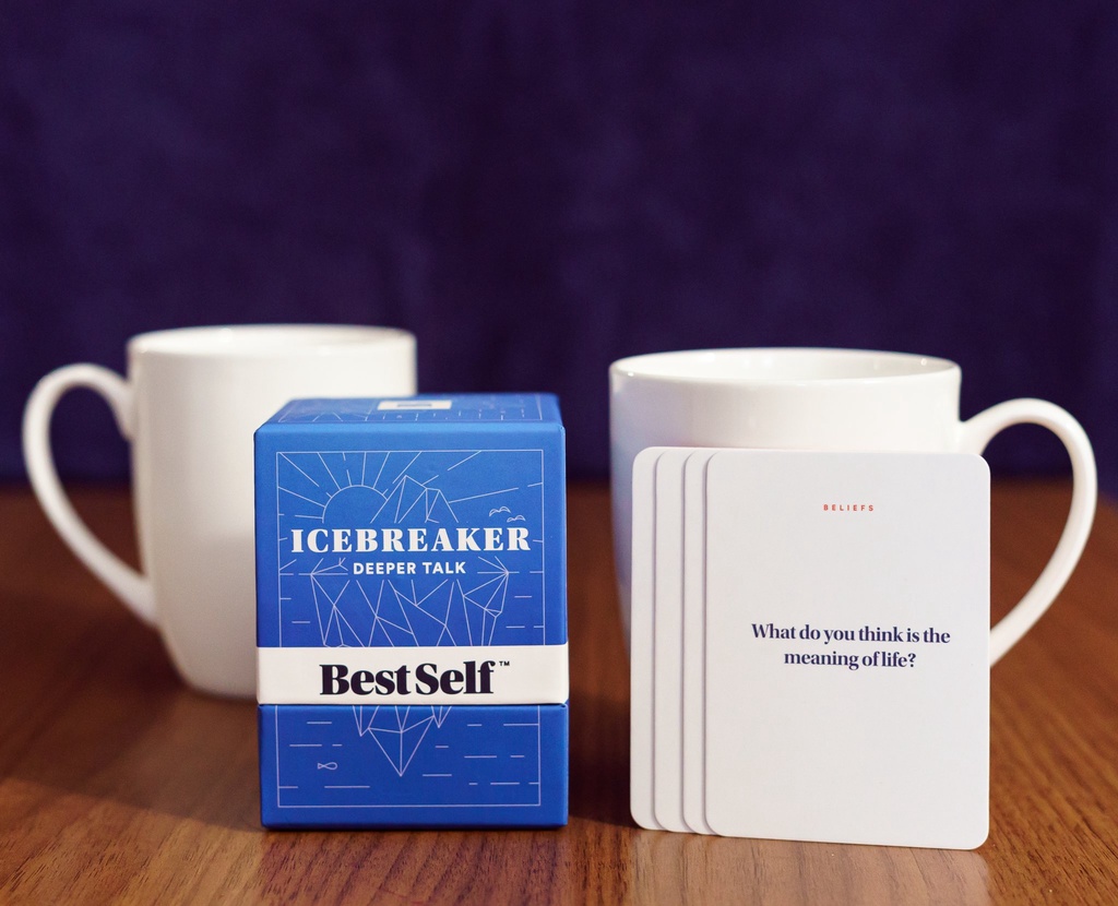 Icebreaker Deeper Talk Deck by BestSelf Intimacy Deck Board Game 150 ...