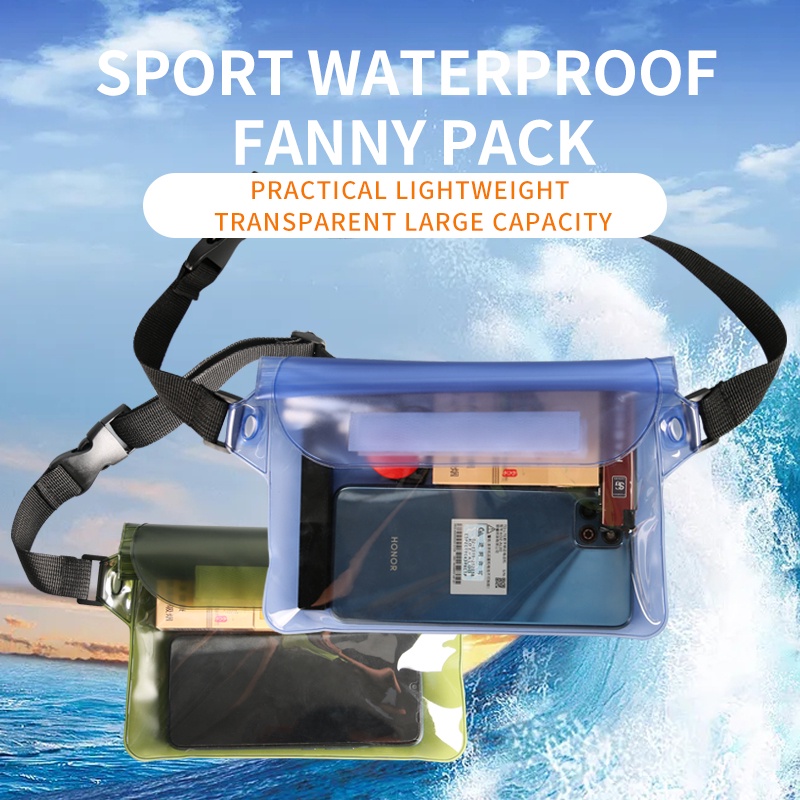 Waterproof Swimming Bag Sealing Drift Diving Waist Pack Boating ...