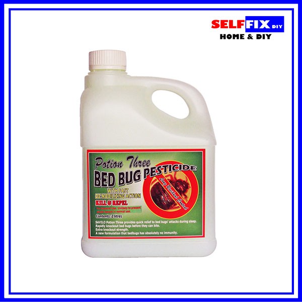 KF Potion Three Bed Bug Pesticide - 2L (Non toxic/Commercial grade ...