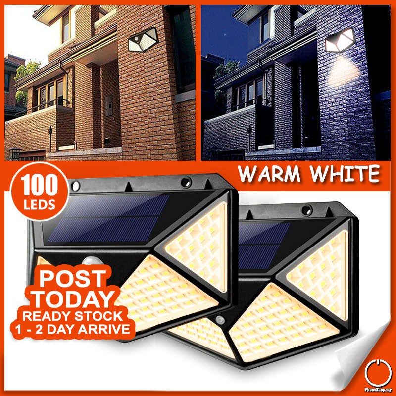 MOTION SENSOR Outdoor 20 30 48 100 COB LED Solar Light Outdoor ...