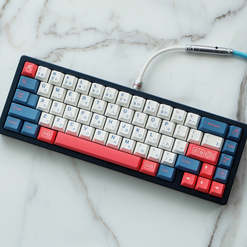 PBT Keycaps 144 Keys Set Cherry Profile Custom 5 Sides Dye Sublimation ...