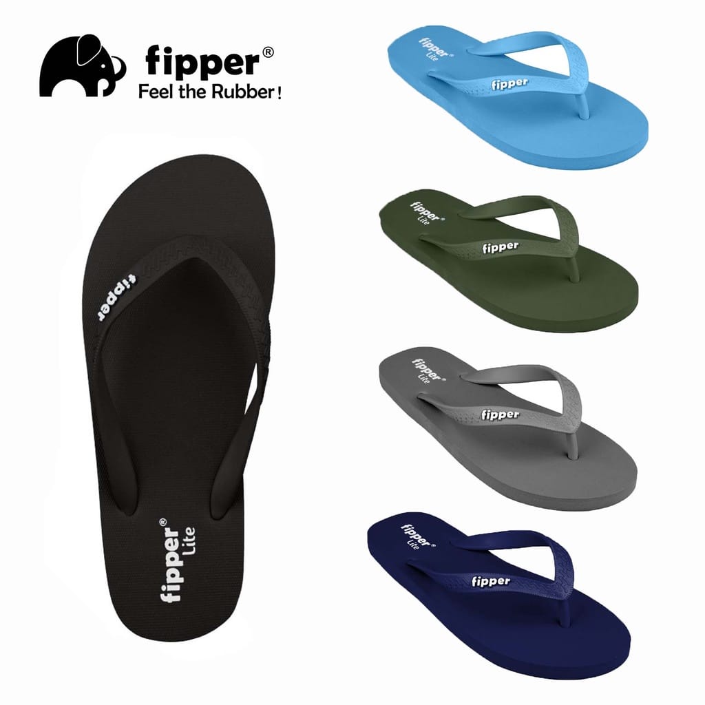 Fipper Slipper Basic Lite Comfort Unisex Adult Casual Selipar Getah ...