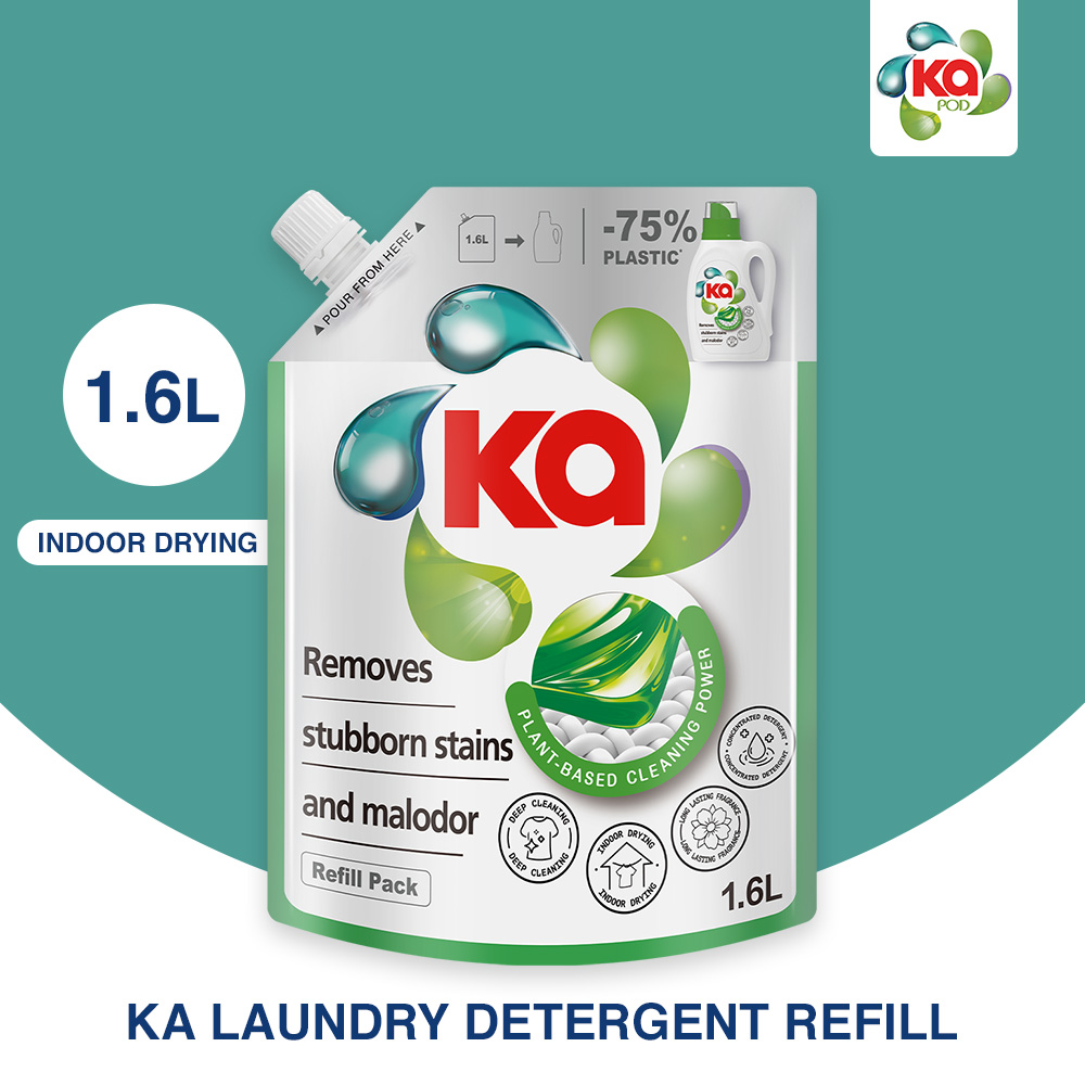 Ka Anti-bacterial Concentrated Laundry Liquid Detergent Refill Pack 1 ...
