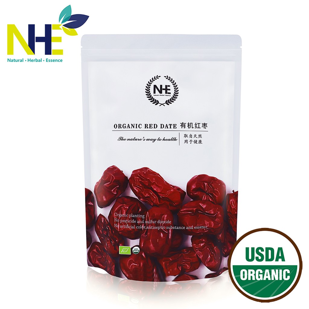 NHE Organic Red Dates 有机免洗红枣 300g | Shopee Singapore