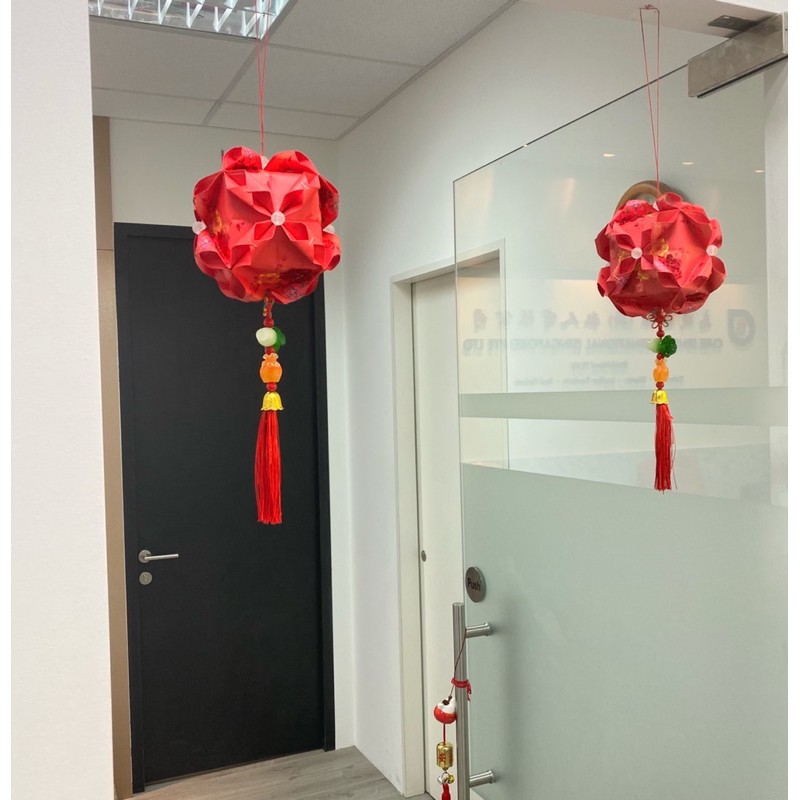 Handcrafted Red Packets Paper Lantern ( 1 PAIR ) | Shopee Singapore