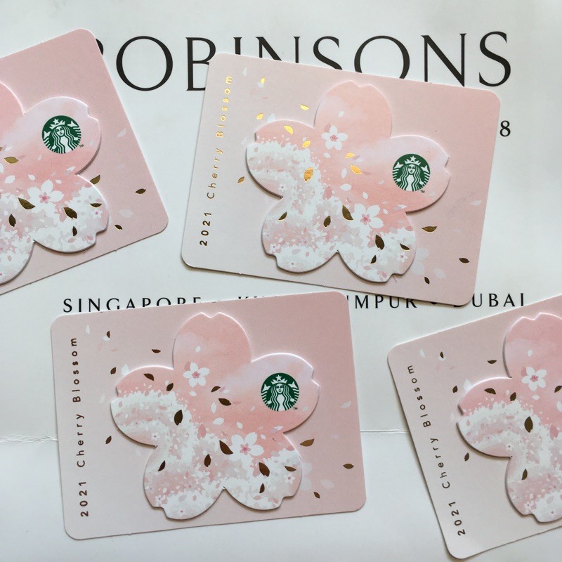 Starbucks Card Name : Limited Edition 2021 Sakura Card | Shopee Singapore