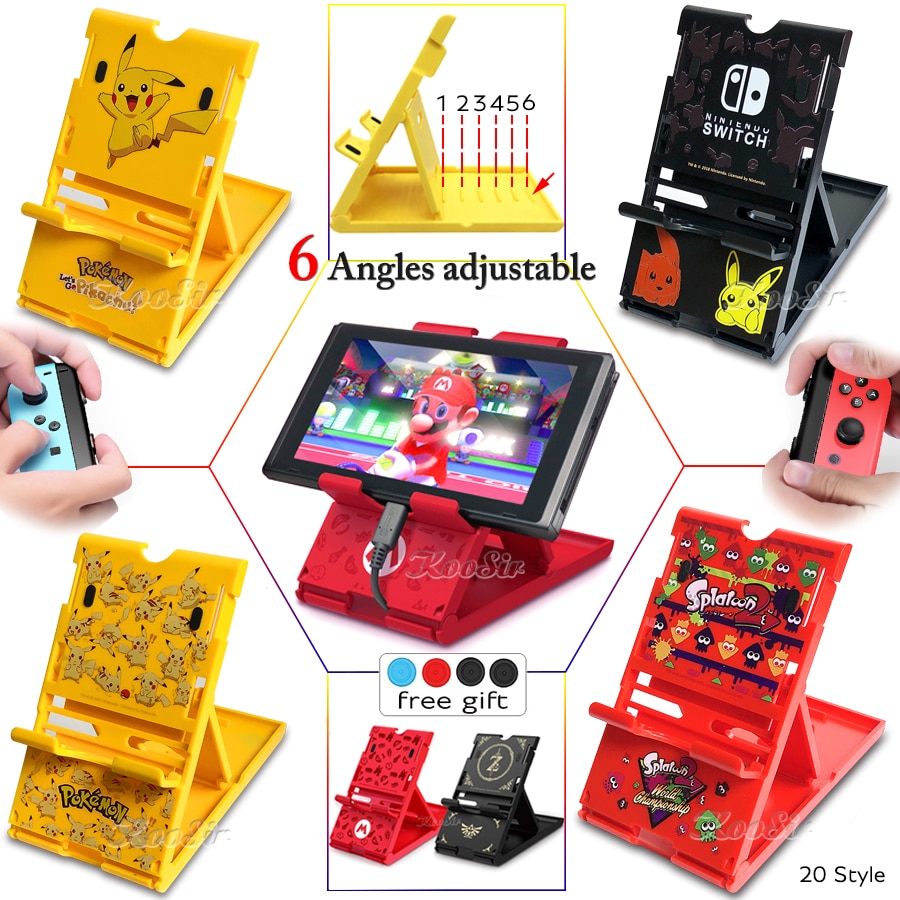 For Nintendo Switch Foldable Carry Stand NS Console Bracket Holder for ...