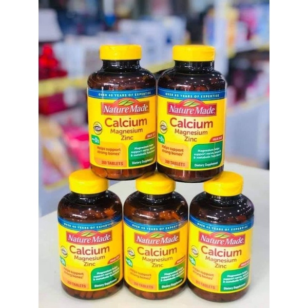 Nature Made Calcium Magnesium Zinc 300 Tablets | Shopee Singapore