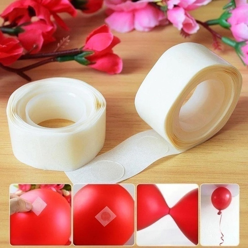 100 Balloon Glue Dots Balloons to Ceiling or Wall Balloon Stickers Baby ...