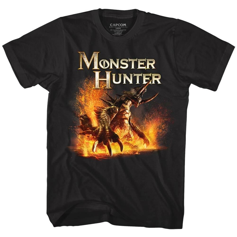 Monster Hunter Beast Erupting From Lava Men'S Symbols Rpg Combat Gamer ...
