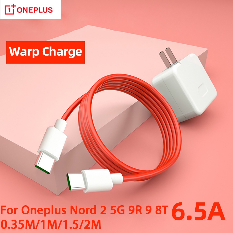 One Plus 1m 2m Warp Charge 65 Cable Oneplus Nord 2 5G 9R 9 R Pro 9pro ...
