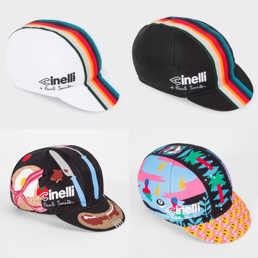 [SG Sale] Cinelli + Paul Smith Cycling Riding Cap Hat | Shopee Singapore
