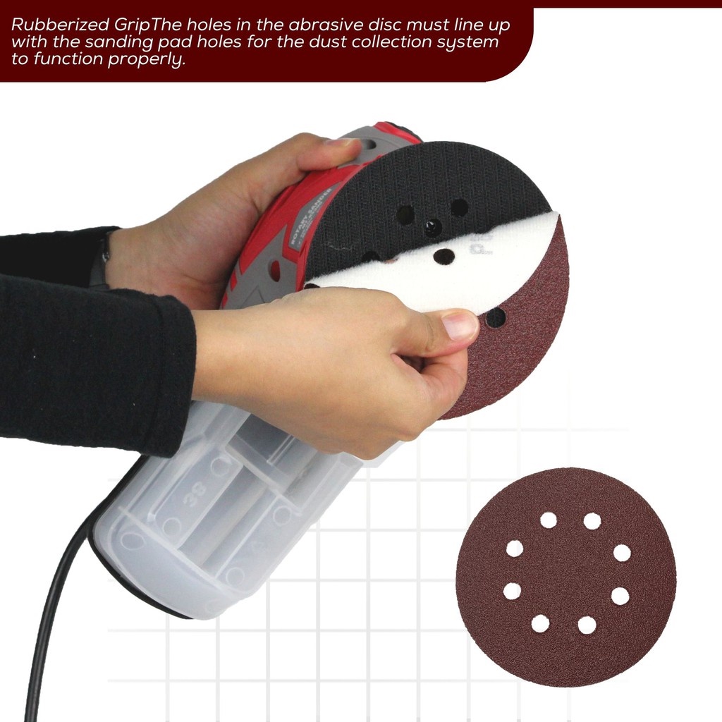 DIYTECH MACE Plus 300W Rotary Sander 125mm Heavy Duty Sanding Tool ...
