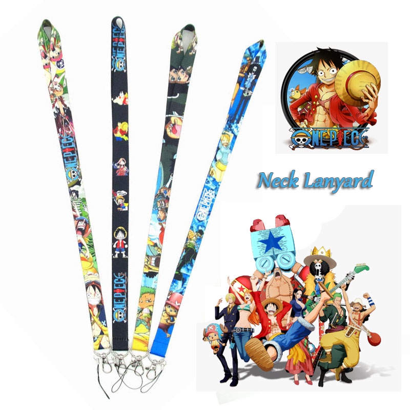 Anime One Piece Collany Lanyard Phone Strap Chain Chain CADENDO DE ...