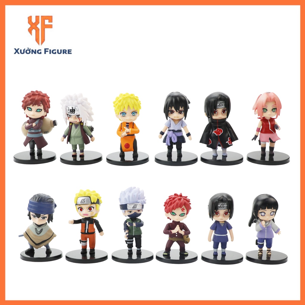 [HOT Nguyen Set] Naruto Toy Model Set of 12 extremely HOT Chibi ...