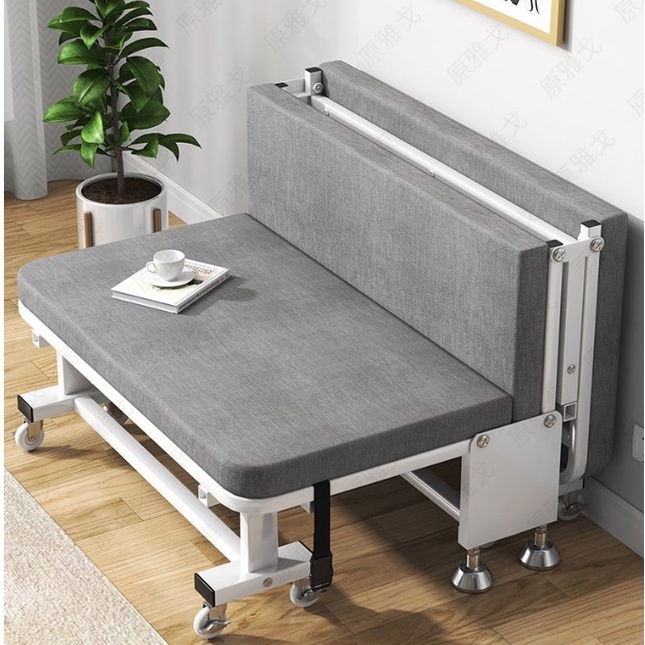 YHLL Foldable Bed Office Space Saving Folding Single Queen Size ...