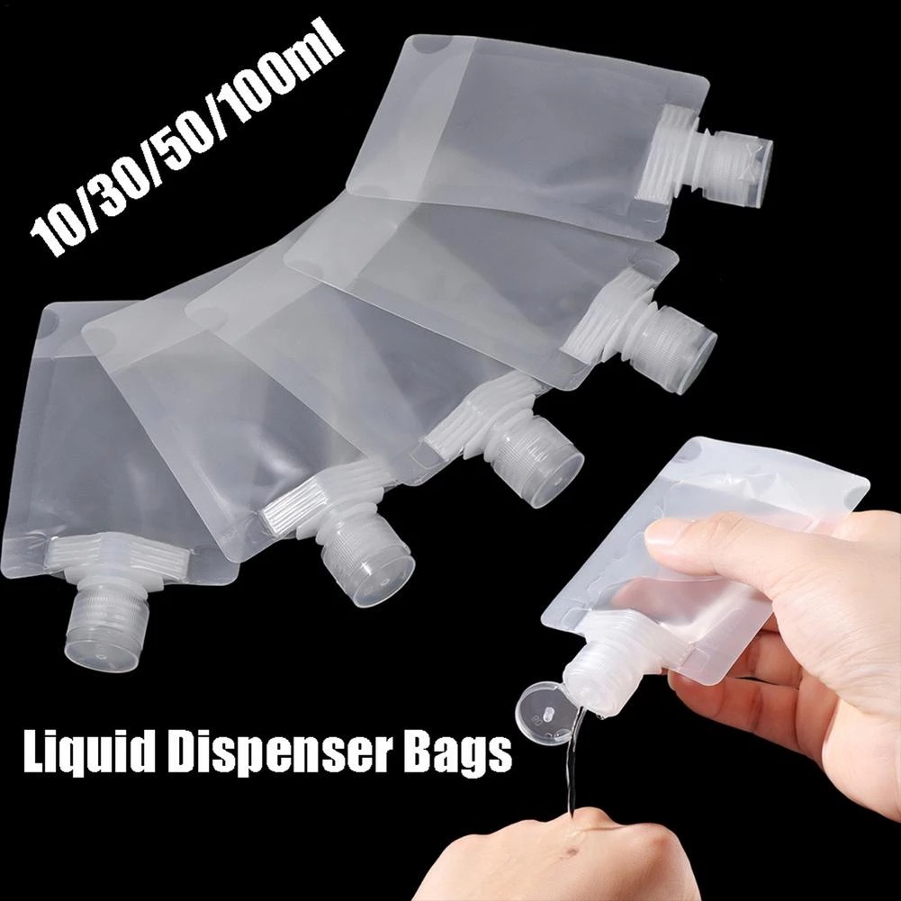 Transparent Lotion Dispenser Bag Travel Portable Lotion Divided Bags ...
