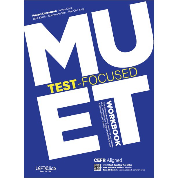 MUET (New Format) Test-Focused CEFR Aligned 2021 by Left Click | Shopee ...