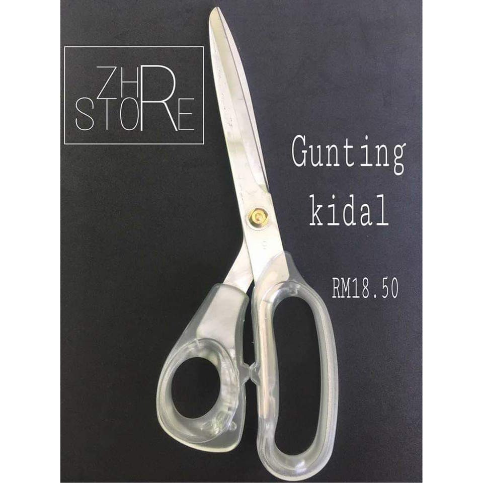 Gunting kain Kidal / Tailor Scissor | Shopee Singapore