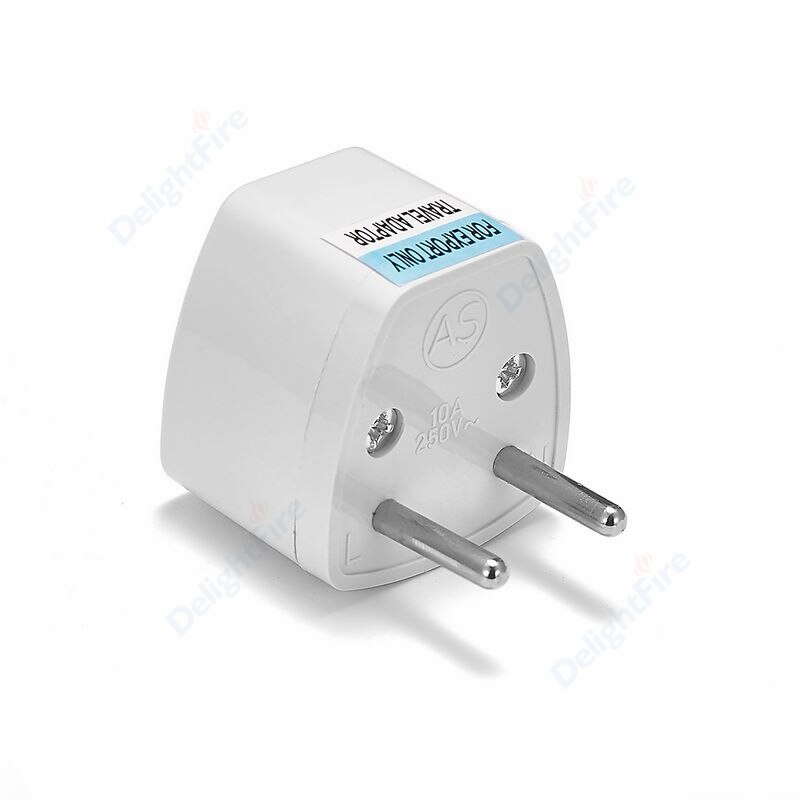 1pcs Universal AU UK US EU Plug Adapter US to EU Converter Black/White Australian Euro Travel ...