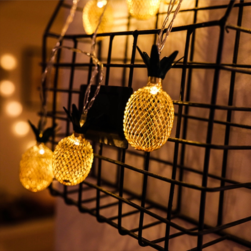 1.5/3M Pineapple Shape String Lights LED Fruit String Lights Fairy ...