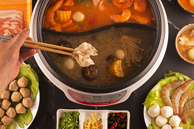 IONA 5L Dual Steamboat Pot Yuan Yang Hotpot Electric Cooker 鸳鸯火鍋 ...