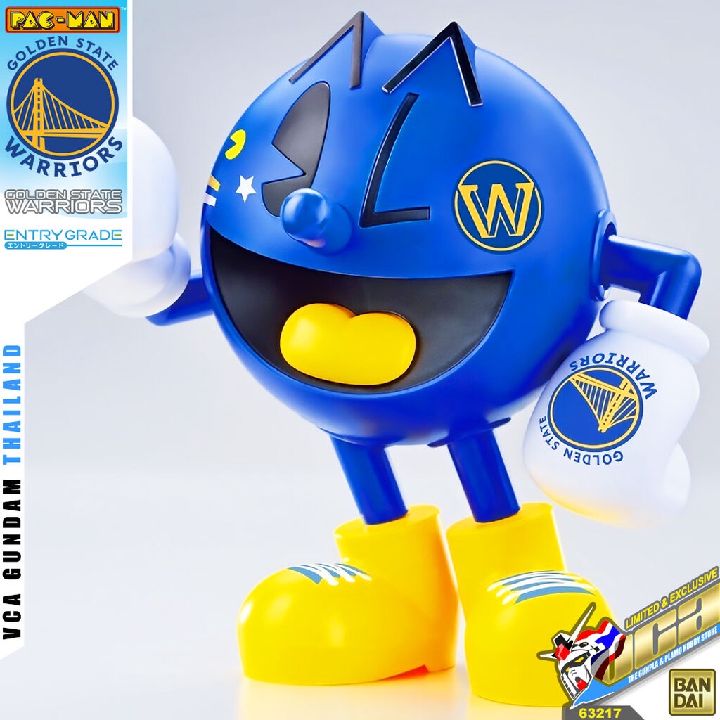 BANDAI ENTRY GRADE EG PAC-MAN PAC MAN GOLDEN STATE WARRIORS NBA ...