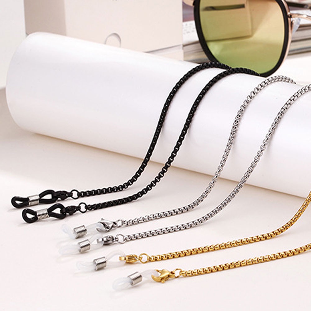Stainless Steel Glasses Chain Sunglasses Rope Lanyard Reading Spectacle ...