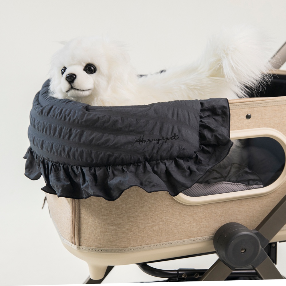 [Harryspet] Pet cart Comforter, Margaret the Lace - Space Grey (Pet ...