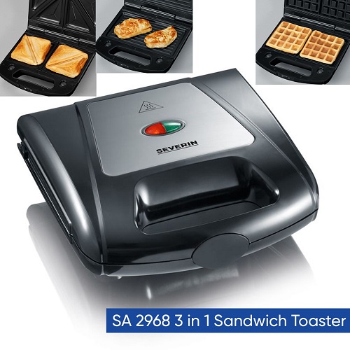 Severin Sandwich Toaster With Multi Plate SA2968 with one year warranty ...
