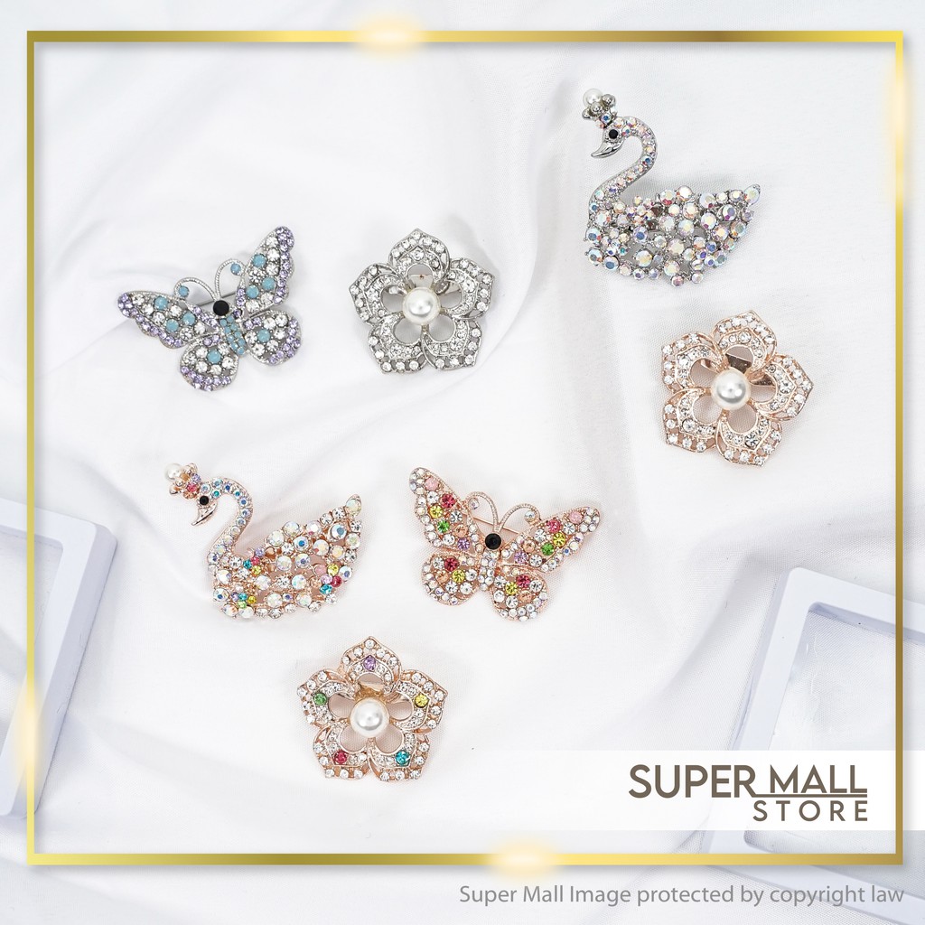 Shoulder Brooch Shoulder Brooch Set Left Right Korean Shoulder Pin ...