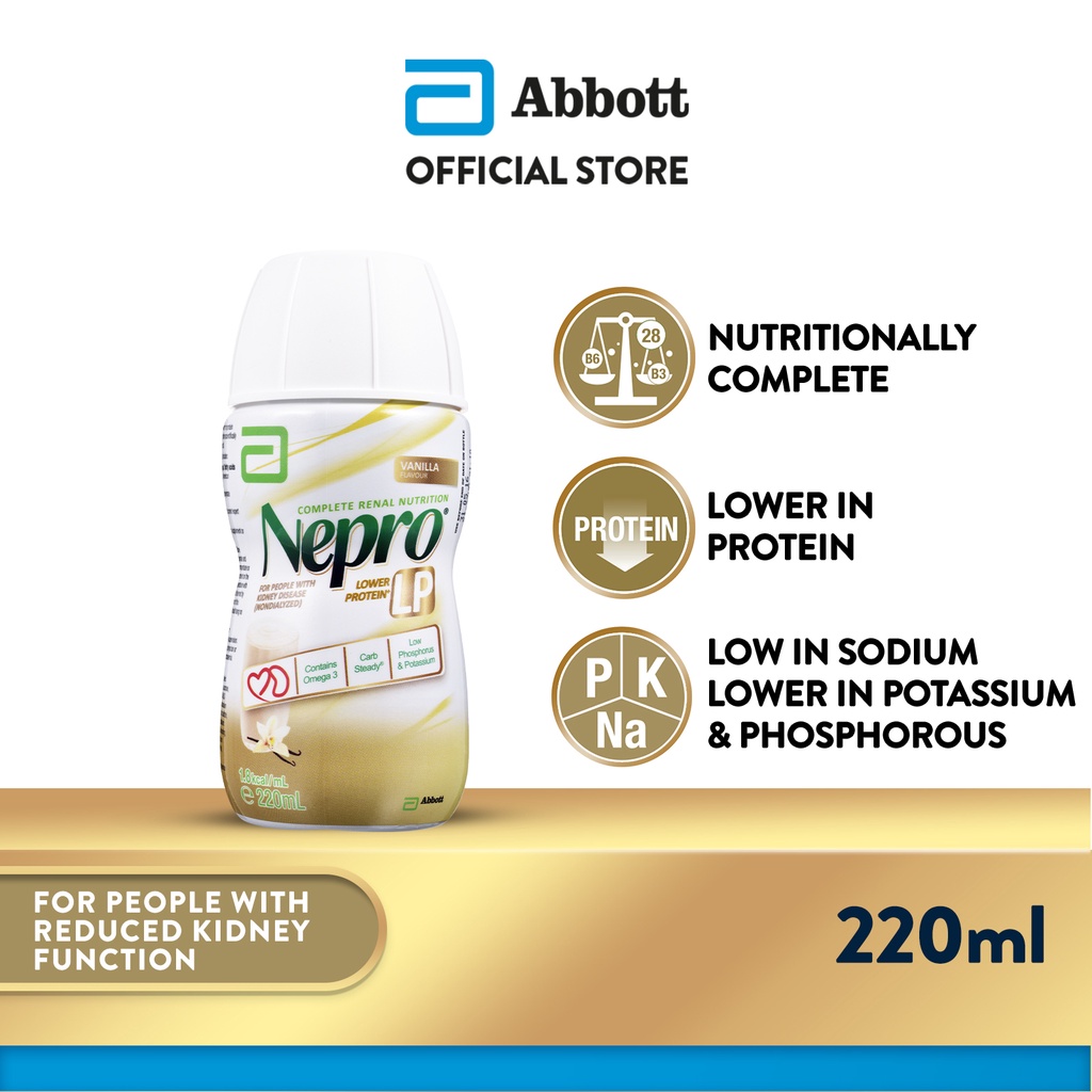 Nepro LP: 1.8kcal/ml Lower Protein Nutrition For People on With Reduced Kidney Function- Vanilla ...