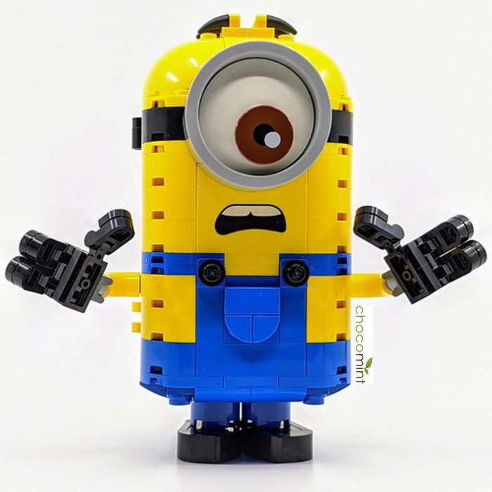 Lego 75551 Brick-built Minions And Their Lair - Stuart | Shopee Singapore