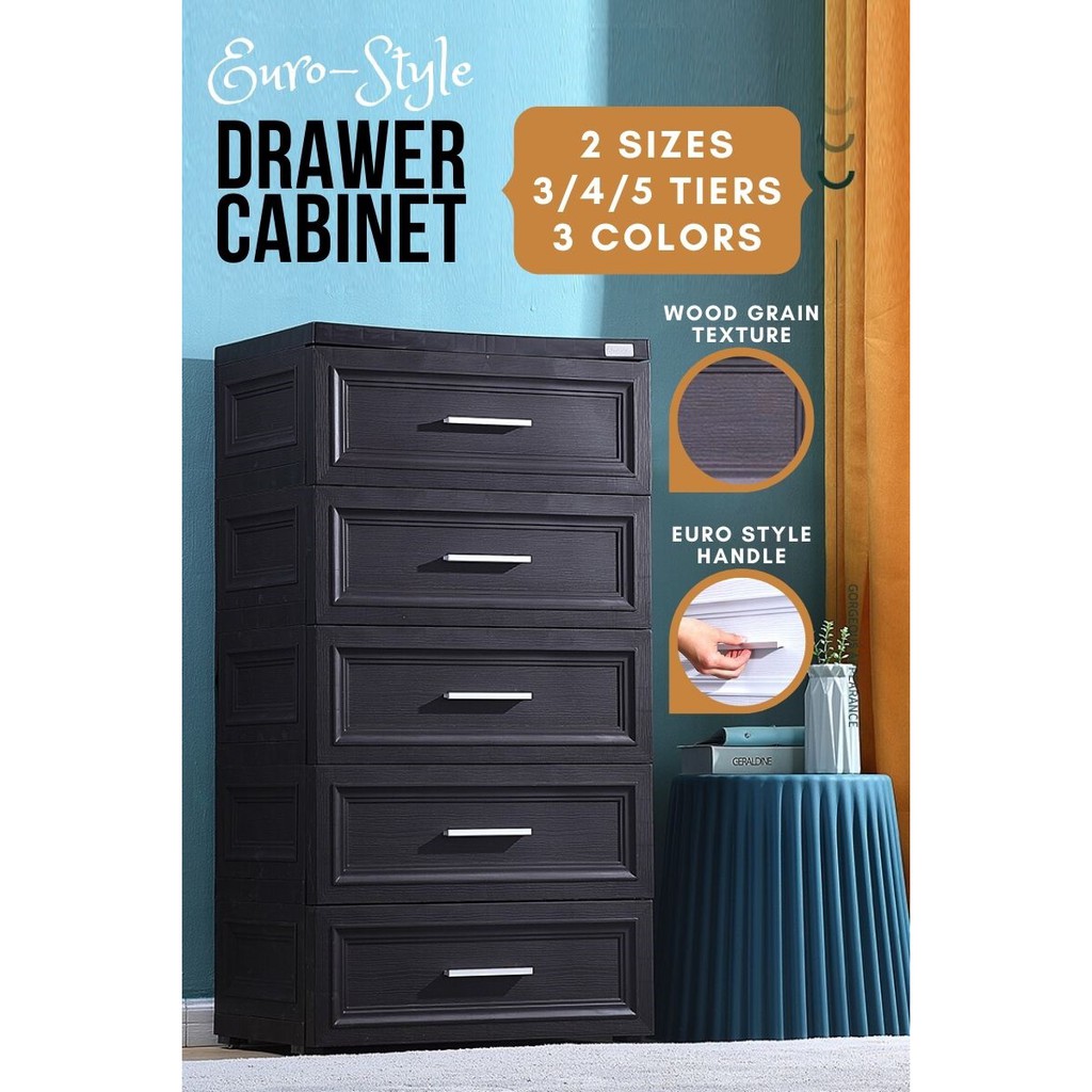 Euro-Style Drawer Storage Cabinet and Bedroom wardrobe Organizer ...