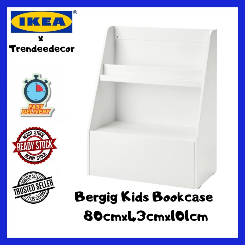 [ IKEA x Trendeedecor ] BERGIG Kids Bookcase with Drawer | Shopee Singapore
