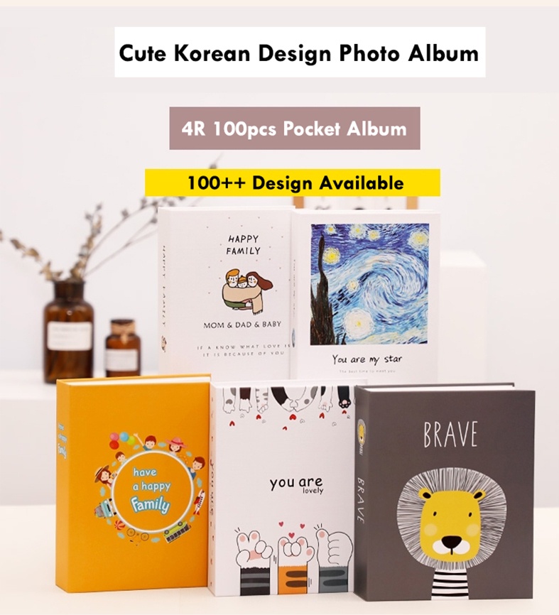 Photo Album Cat Series 4R 5R 6R | Shopee Singapore