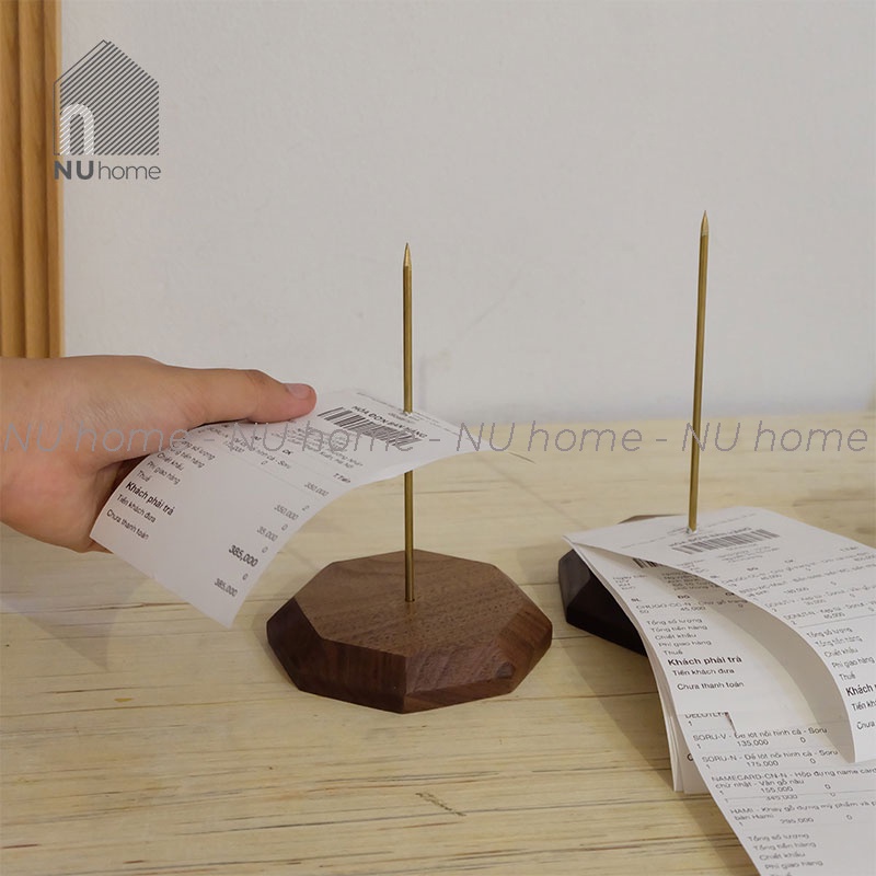 Invoice pin - Geto | NU Home | Paper bill pin, high quality wooden bill ...