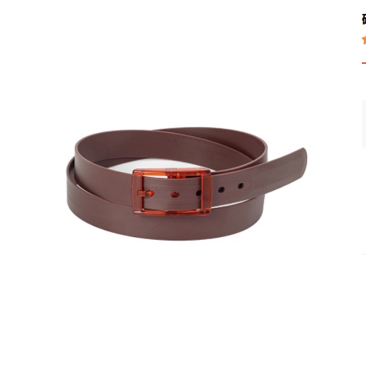 Rubber belt Colored plastic leisure belt for men and women | Shopee ...