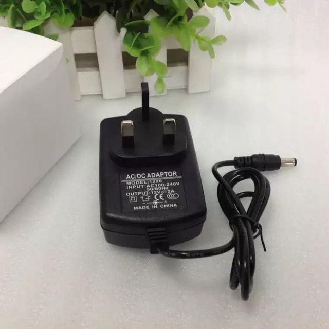 12V / 9V / 5V 3A / 2A UK Plug Adapter Power Supply For Modem / Wifi ...