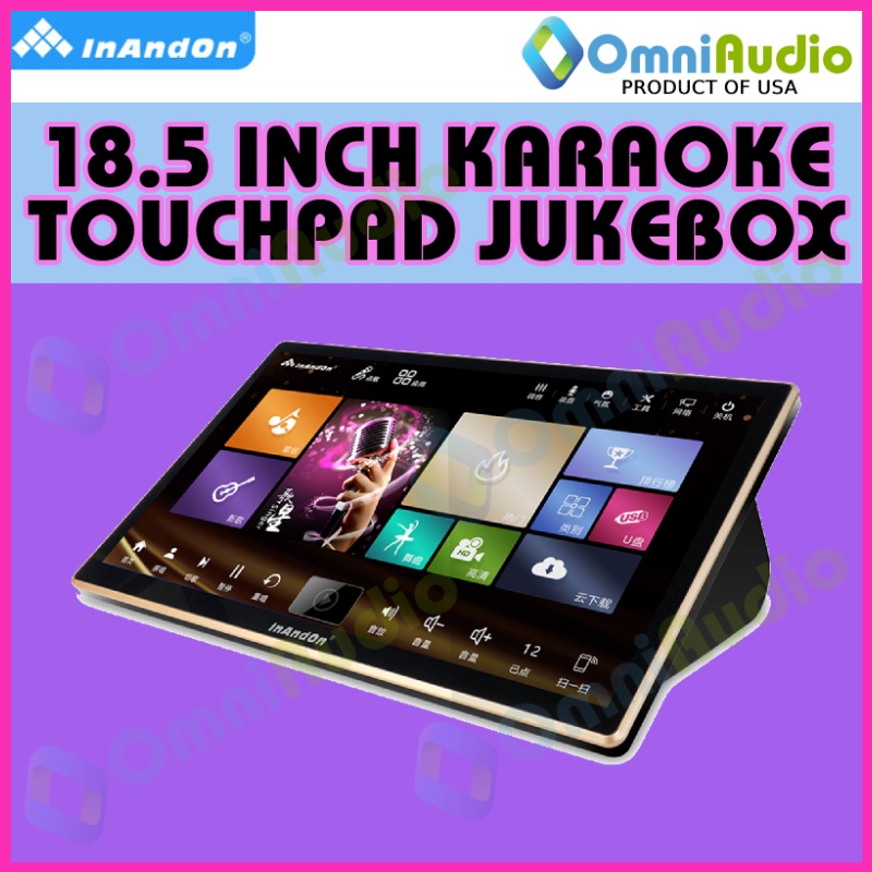 [ORIGINAL SONGS] INANDON 18.5" KOD KARAOKE TOUCHPAD/ TOUCHSCREEN SYSTEM ...