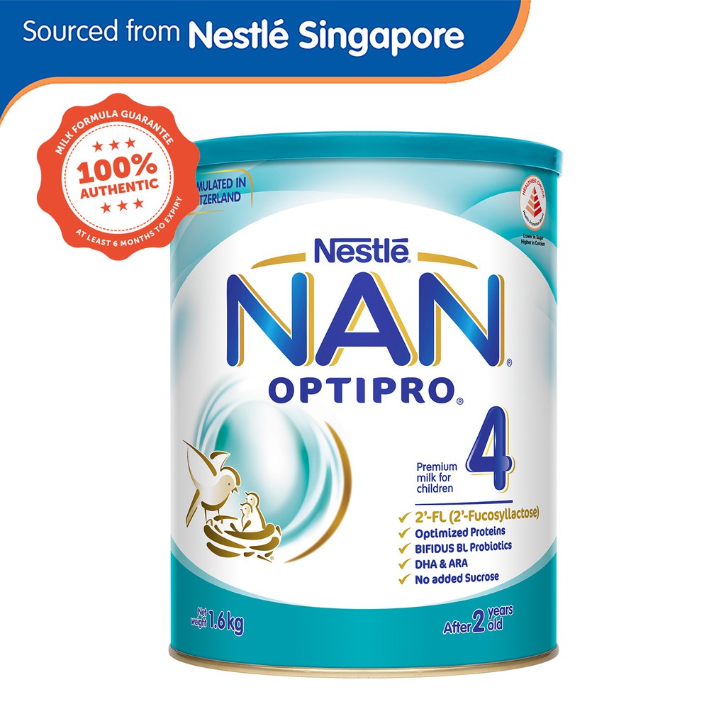 Nestle NAN Optipro Stage 4 Growing Up Milk Formula 1.6kg - From 24 ...