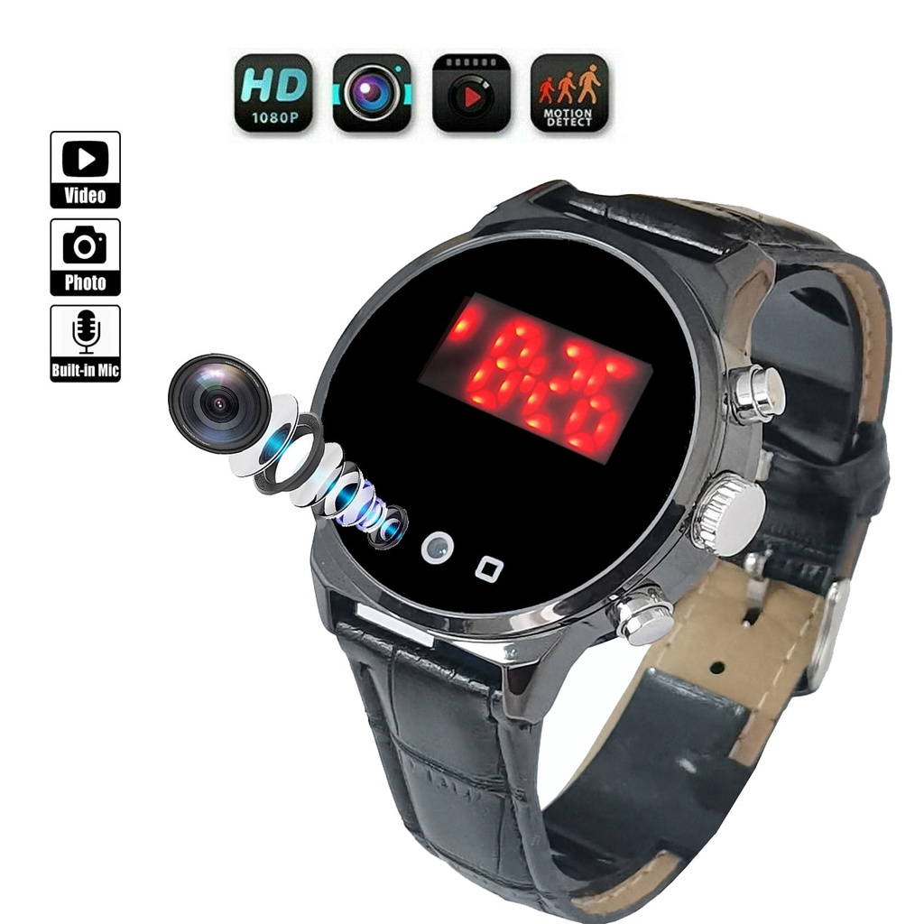 Luxury High Quality 1080P Mini Hidden Camera Smart Watch Motion ...