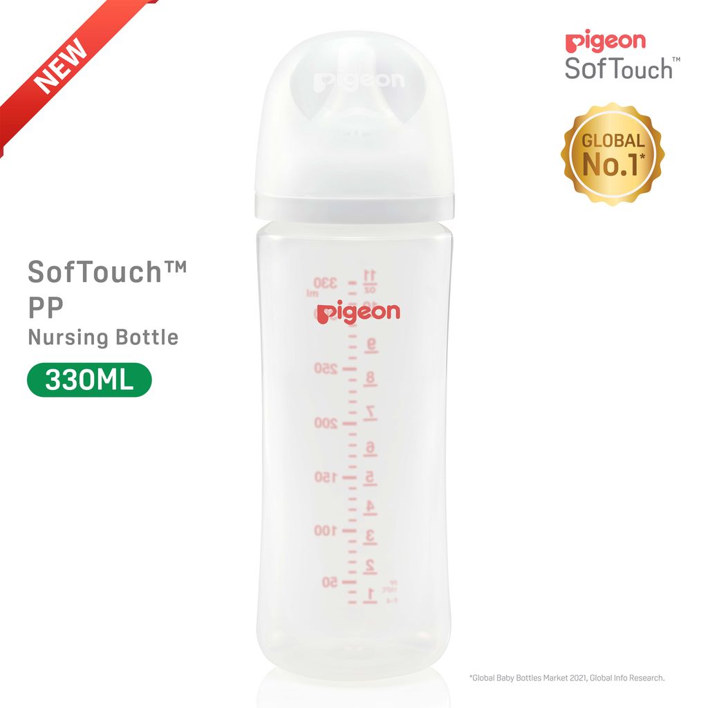 Pigeon Softouch 3 Nursing Bottle Pp 330ML | Shopee Singapore