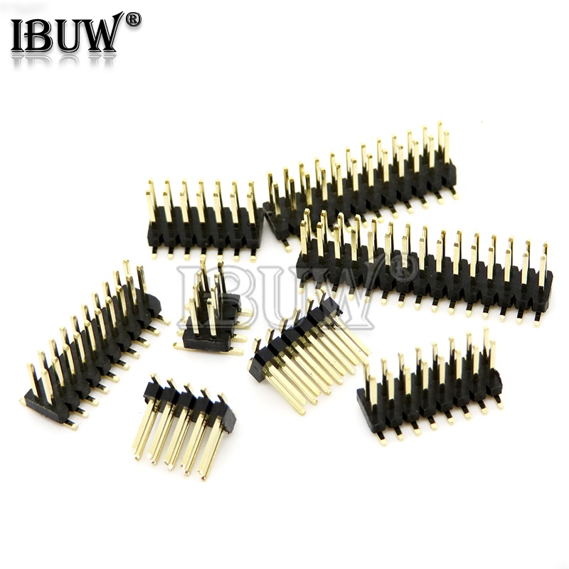 2-10pcs SMT 1.27mm 1.27 Double Row Male Breakaway PCB Board Pin Header Connector Pinheader 2*3/4 ...