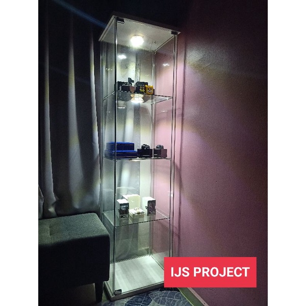 Ikea DETOLF GLASS SHELF REMOTE LAMP/ BOWL HINGE LIGHT/REMOTE LIGHTING ...