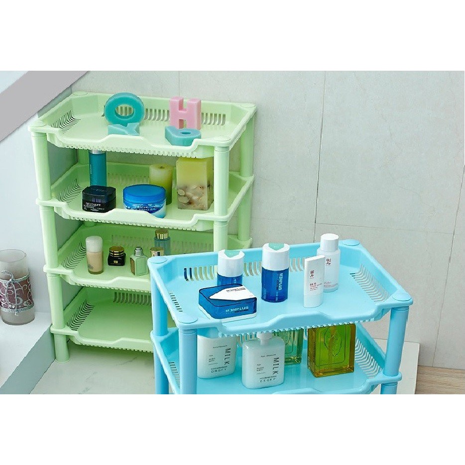 GTE 4 Tier Multipurpose Removable Stackable Rectangular Plastic Storage ...